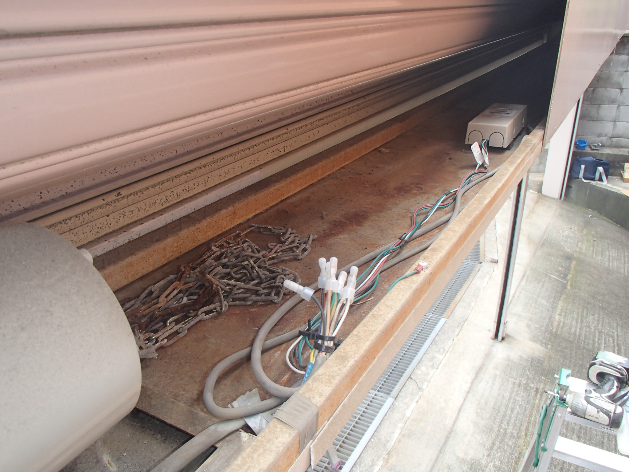 2連装シャッターのリモコン修理@大阪府豊中市 ハーモニーFX-1と交換 | Shutter-Direct.com