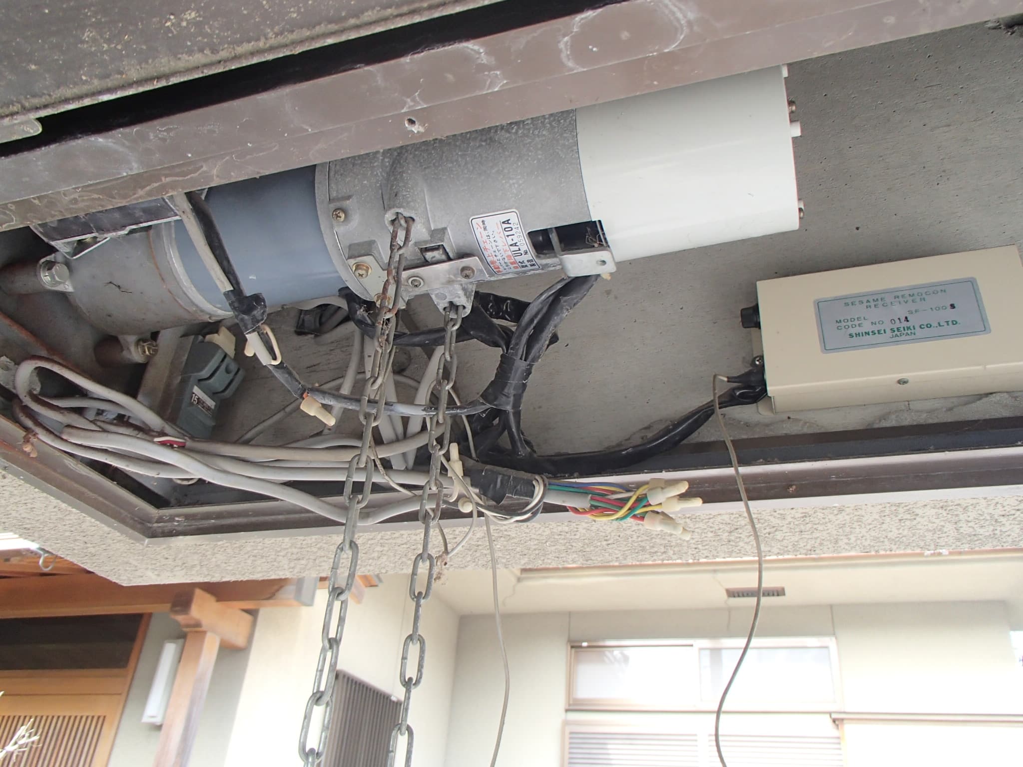 小俣シャッターのSESAMEをラジオートに交換@京都市 | Shutter-Direct.com